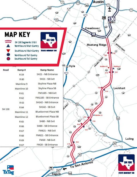State Highway 130 Maps - SH 130 The fastest way between Austin & San ...